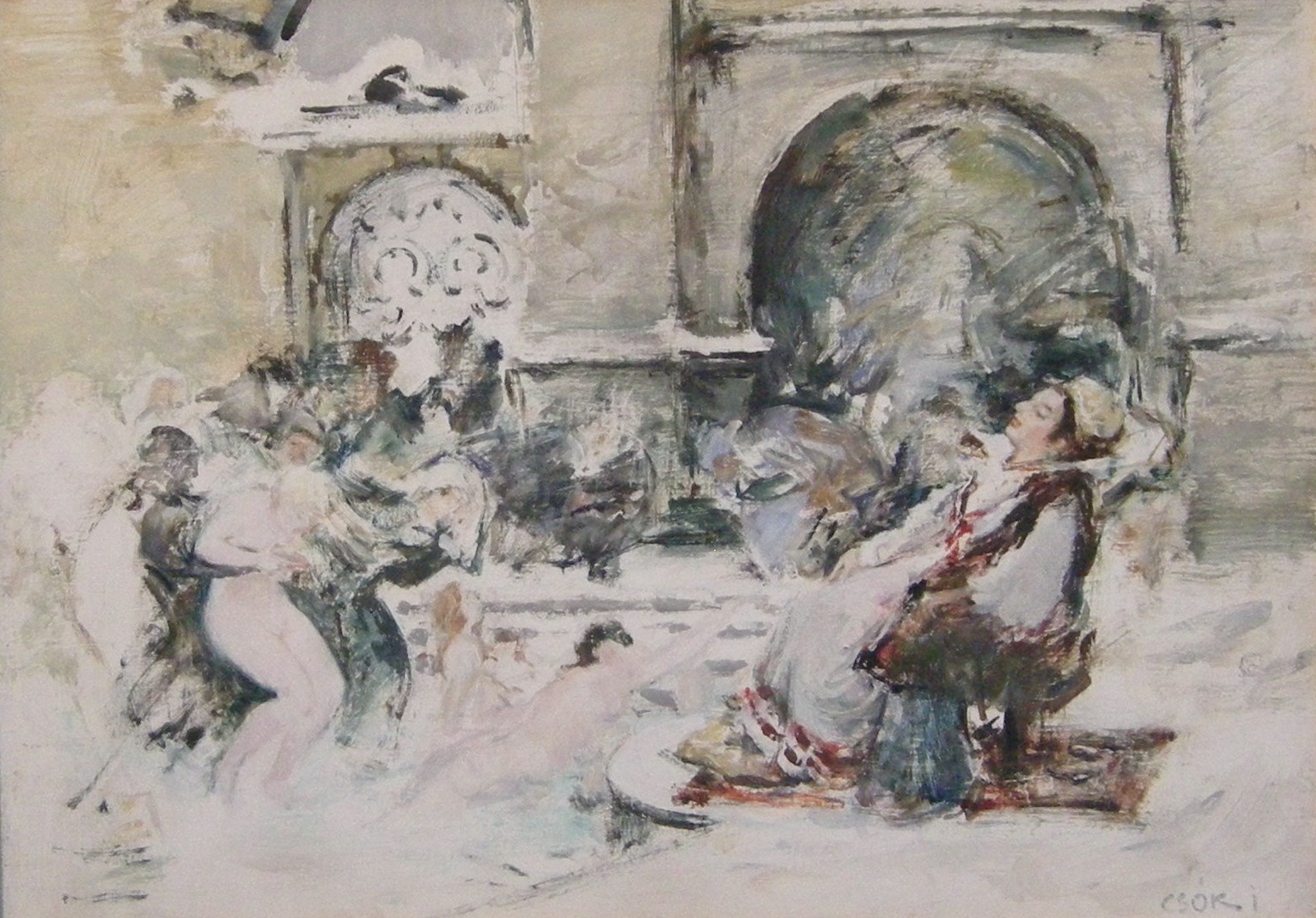 Feoli Fine Art - Istvan Csok - Bathori Erzsebet