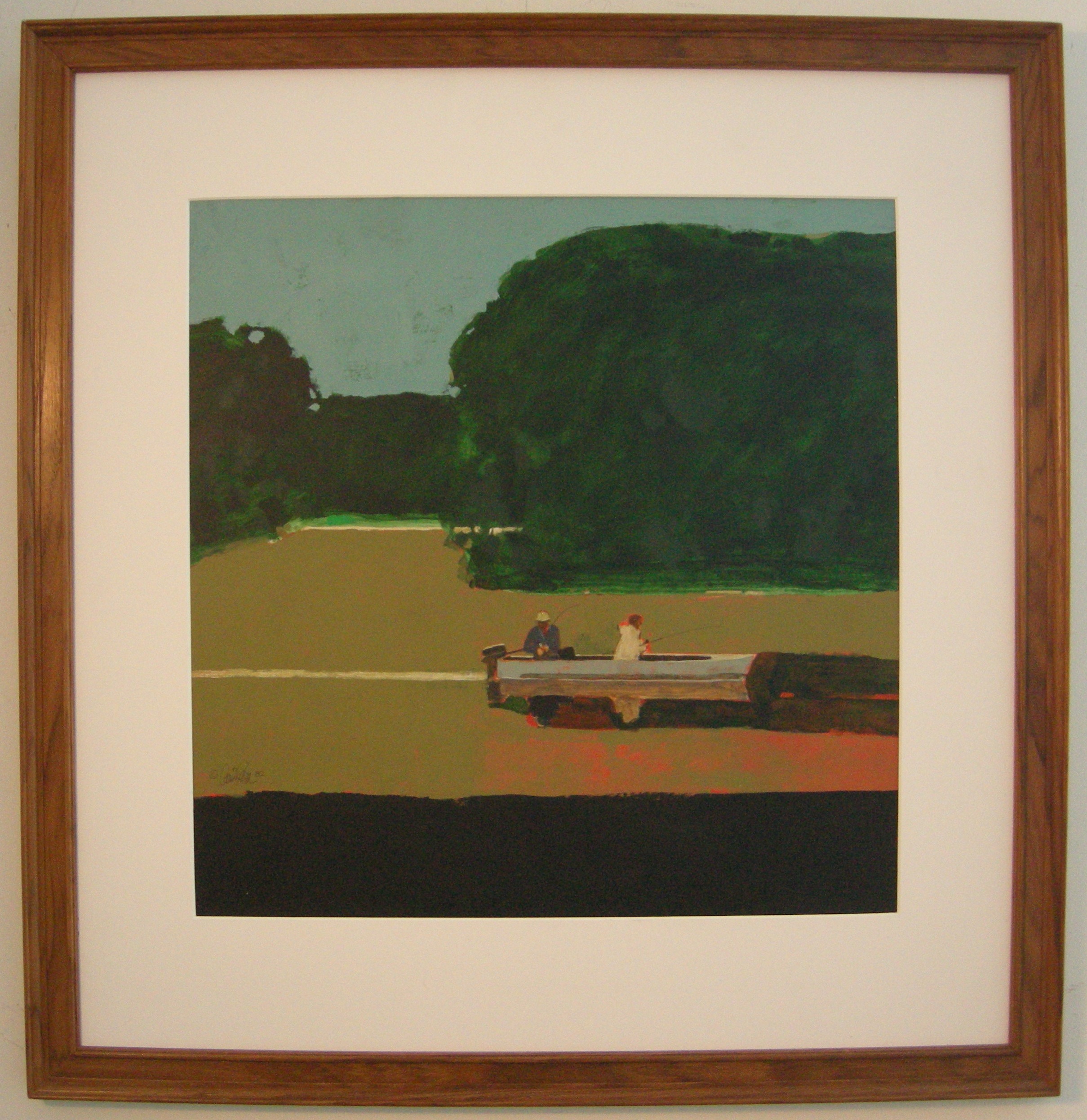 Feoli Fine Art - Robert M. Cunningham - Fishing in Argentina