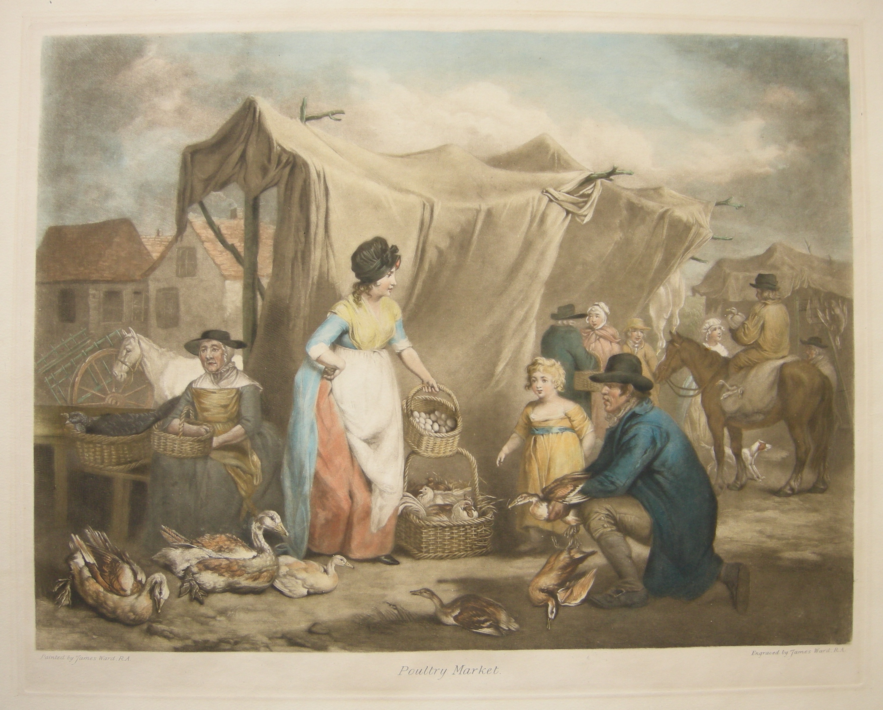Feoli Fine Art - James Ward - Poultry Market