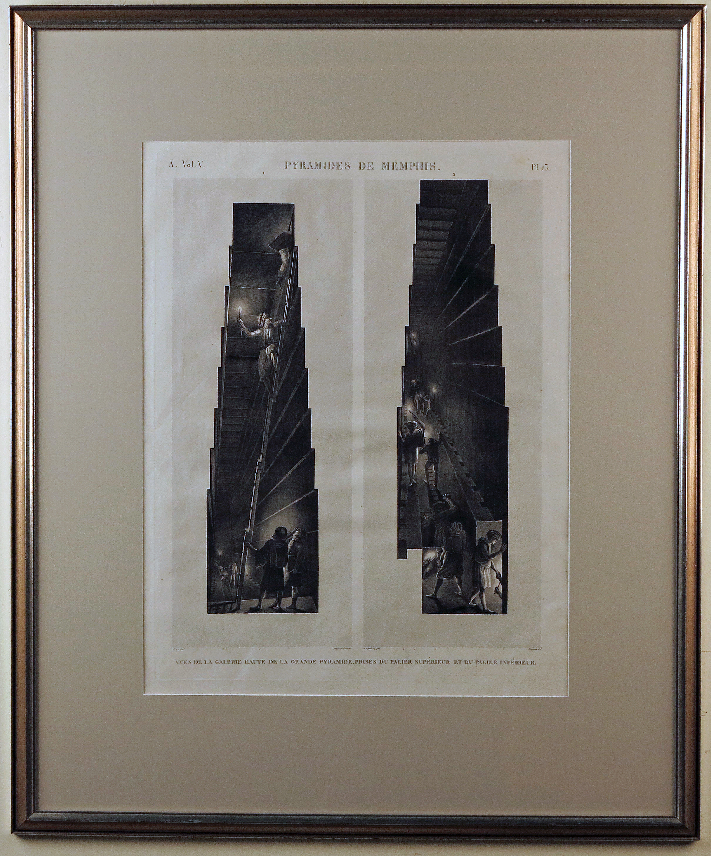 Feoli Fine Art - Charles Louis Fleury Panckoucke - Pyramides de Memphis ...