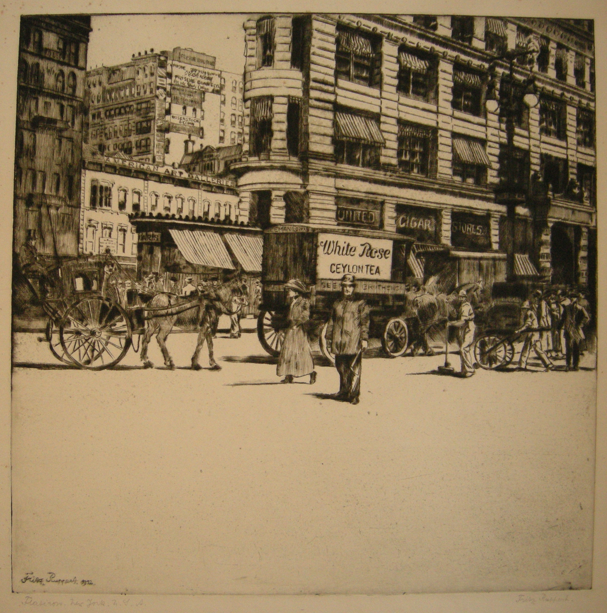 Feoli Fine Art - Fritz Ruppert - Flatiron Building New York